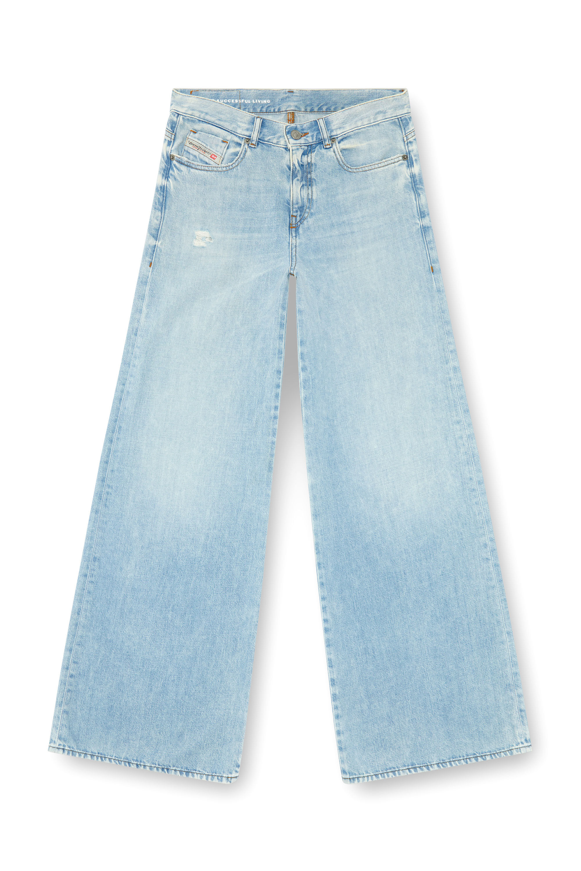 Women's Flare Jeans | Light Blue | Diesel 1978 D-Akemi Women's Flare Jeans | Light Blue | Diesel 1978 D-Akemi